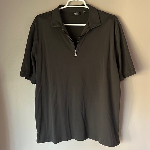 Murano | Shirts | Murano Liquid Luxury Mens Grey Polo | Poshmark
